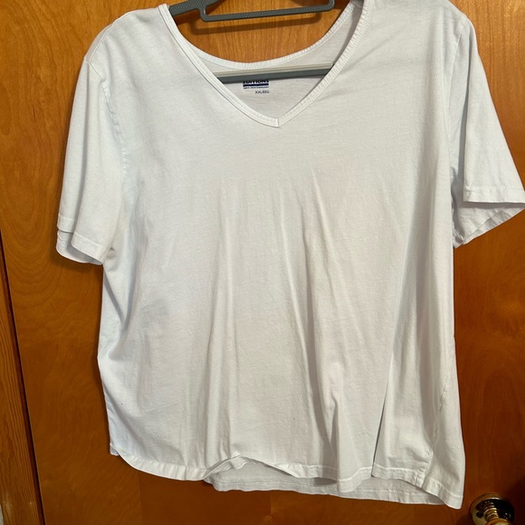 Basic Editions | Tops | Basic Editions Xxl White Tee | Poshmark